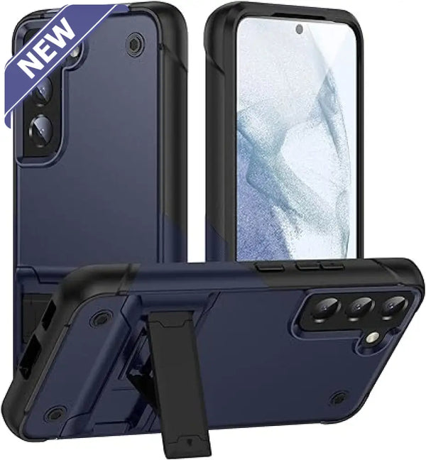 OCS Hard Case With Stand for Samsung S24 Plus Navy Blue. - Mobile Care ...