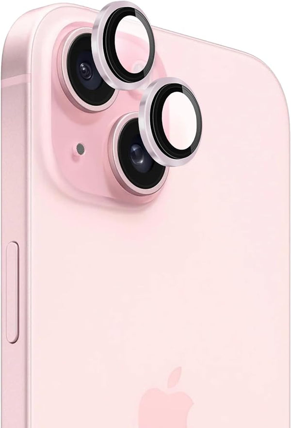 Camera ring protector for iPhone 15 Pink. - Mobile Care Online